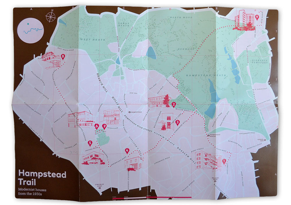 Map - Hampstead Trail – Isokon Gallery